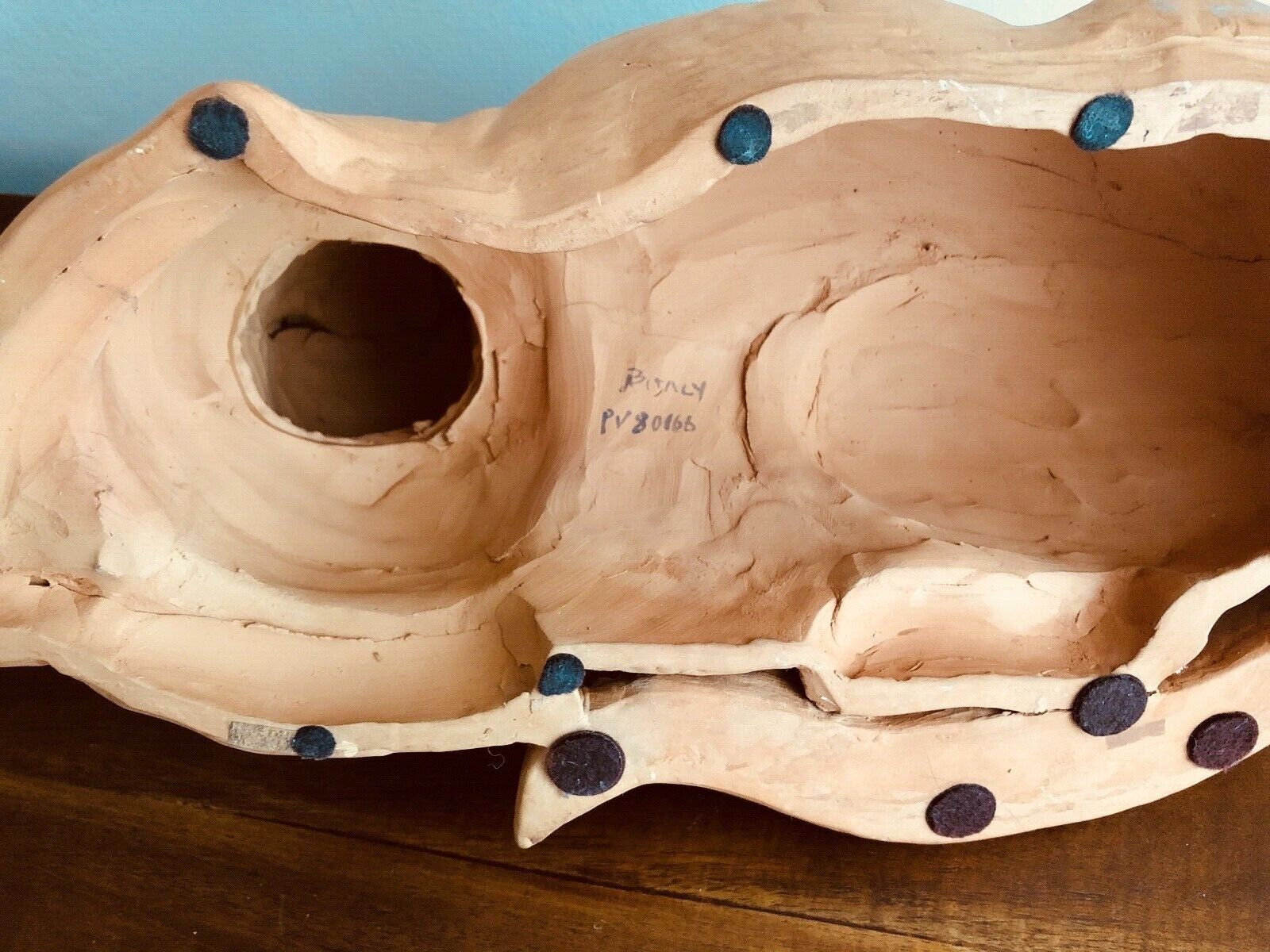 Life Size Terracotta Cat Pottery Art Sculpture Signed AB Italy ...