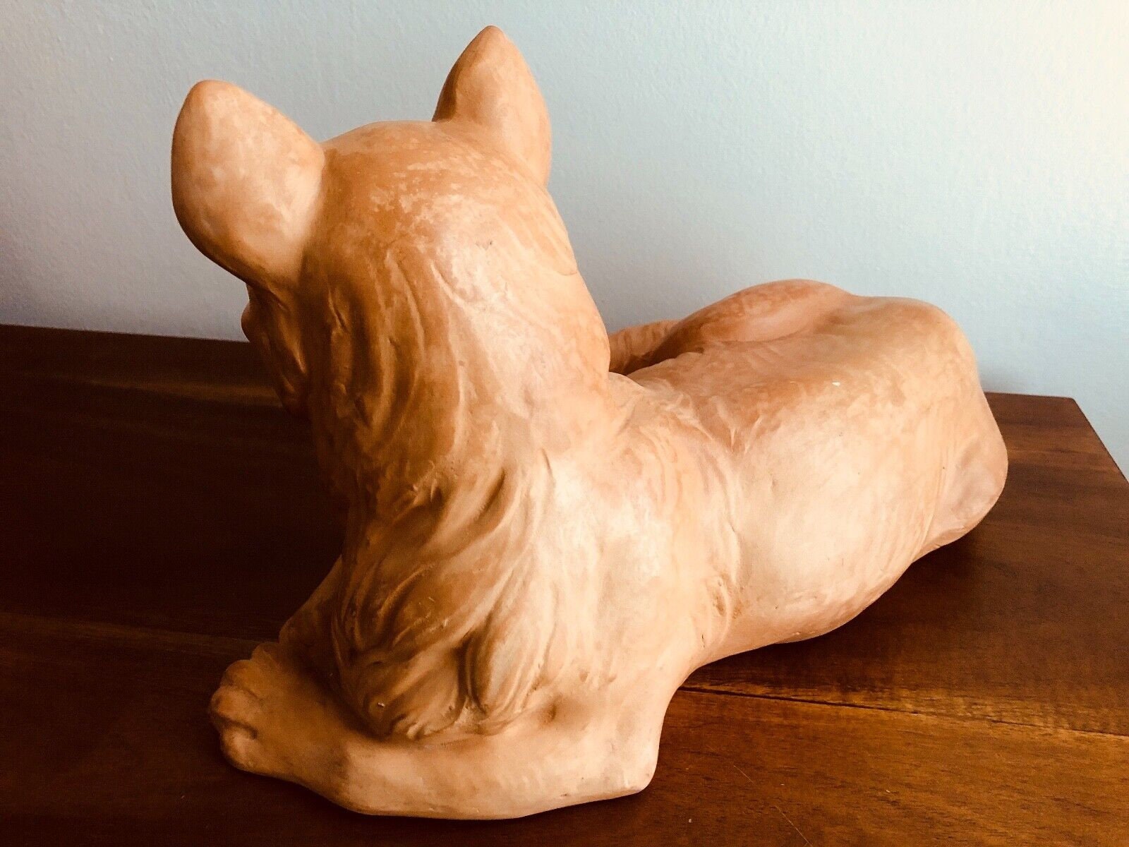 Life Size Terracotta Cat Pottery Art Sculpture Signed AB Italy ...