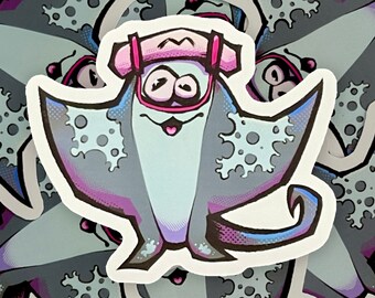 Splatoon Deep Cut Sticker - Etsy