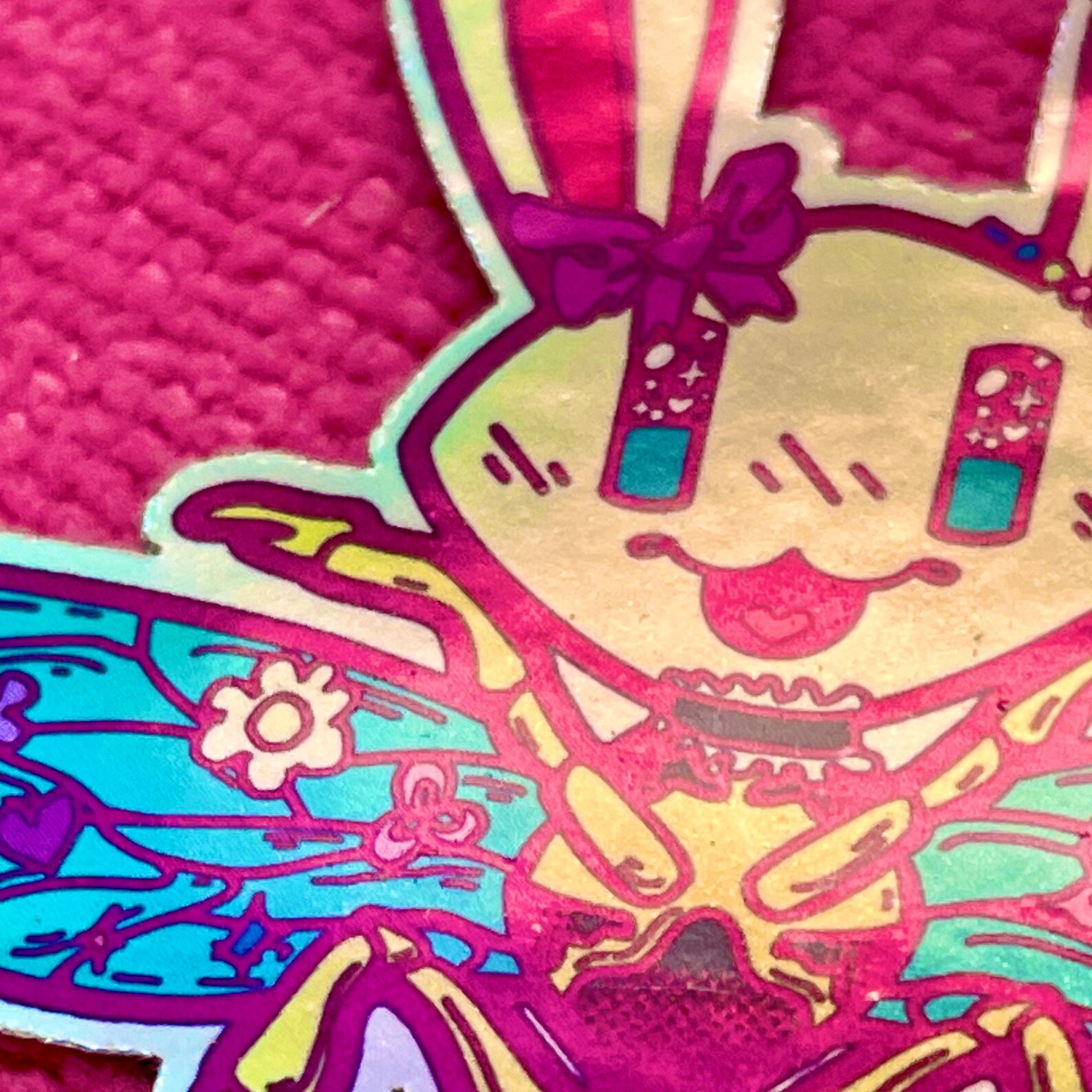 Weirdcore Bunny Wasp Vinyl Decalcreepy Cute Rabbit Bug - Etsy Canada