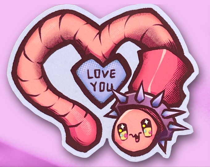 Weirdcore Punk Worm Stickercute Worm Stickerbug Lover Giftbug Giftsworm ...