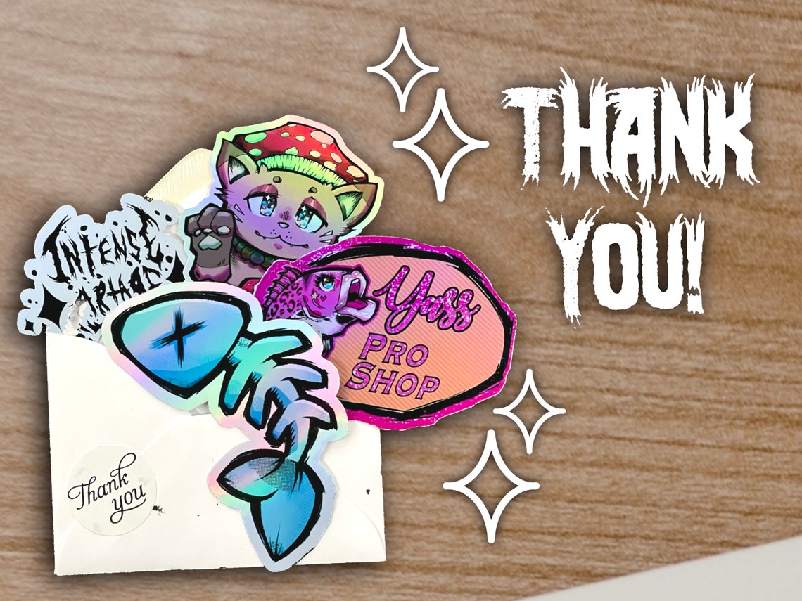 Weirdcore Stickerscreepy Cute Sticker Packfish Lover - Etsy