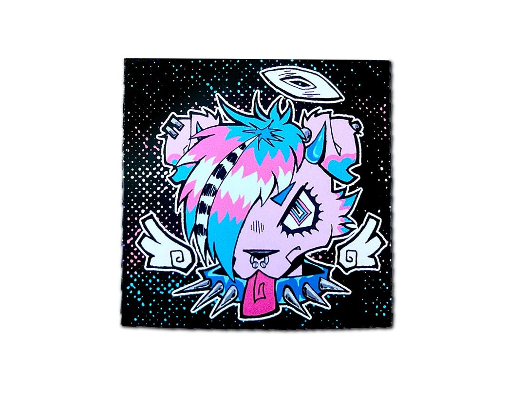 Pride Sparkle Dog Stickers: Holographic Furry LGBTQ+ Gifts - Etsy