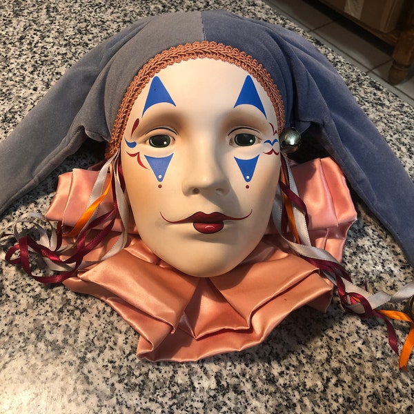 Ceramic Jester Mask - Etsy