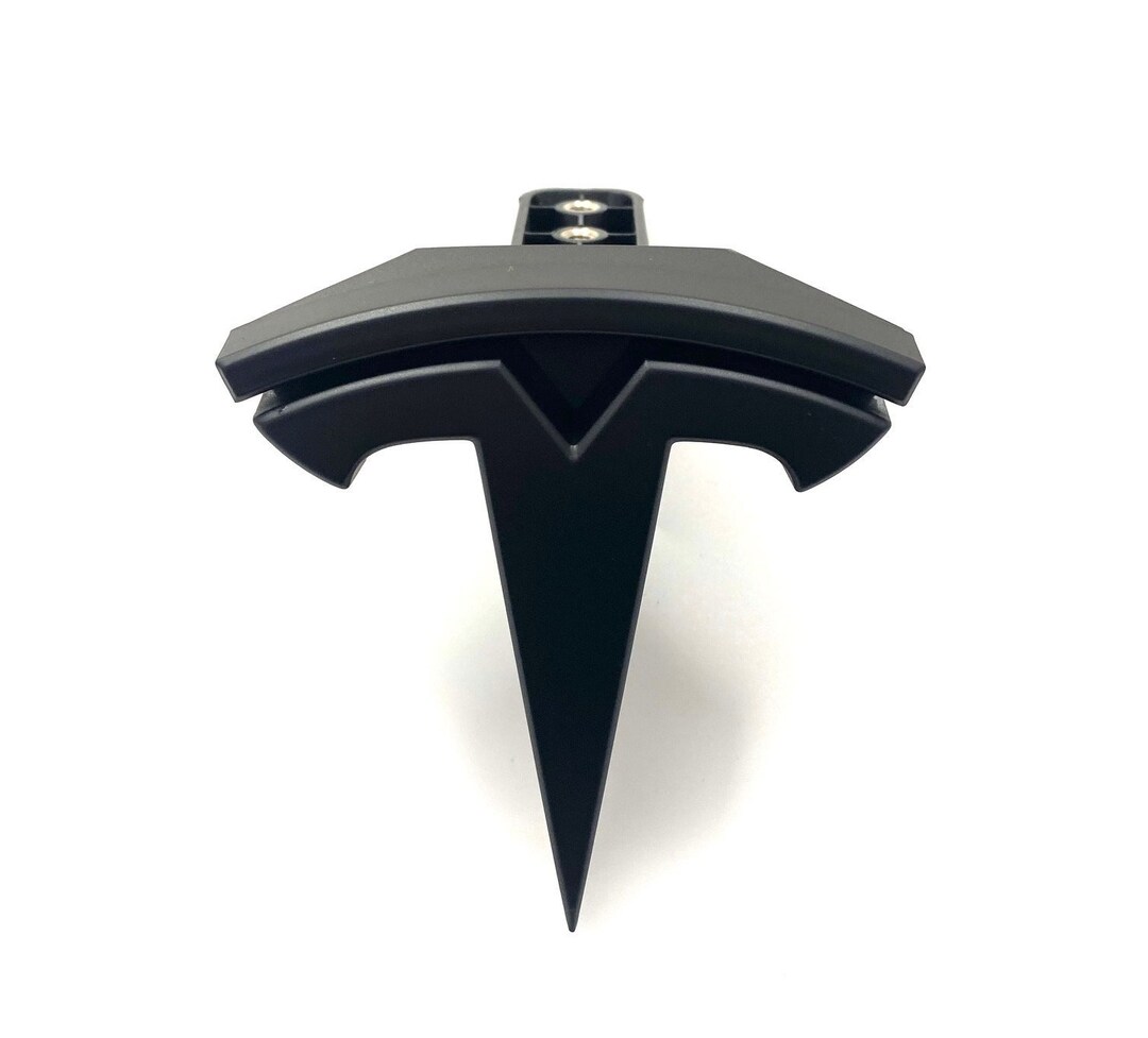 MODEL X FRONT "t" Badge Full Replacement Assembly OEM Genuine Product ...