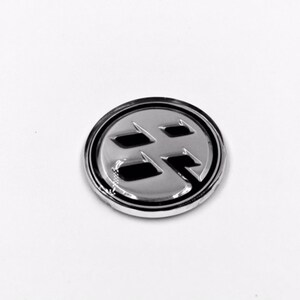 86 Fender Emblem Black Chrome - Etsy