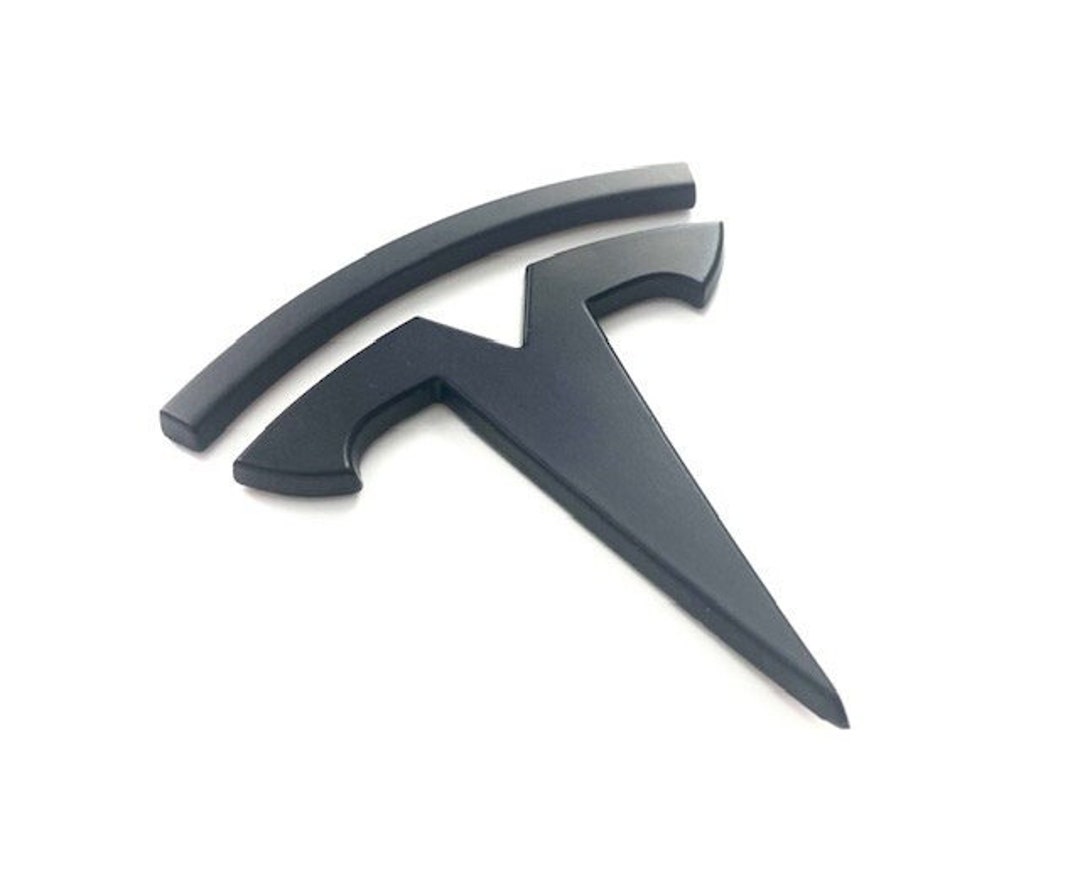 PREMIUM MATTE BLACK Model Y Front t Badge Emblem Replacement Metal - Etsy