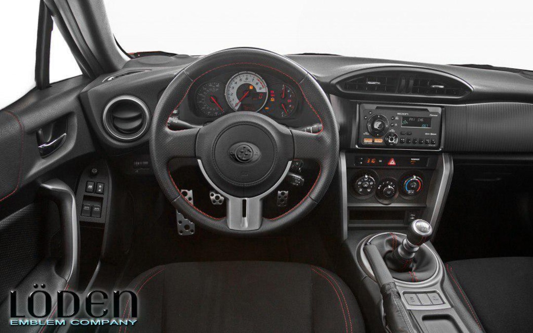 Matte Black 86 Logo Steering Wheel Emblem Overlay FRS 86 GR86 (LODEN ...
