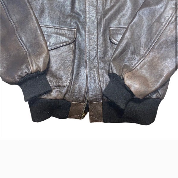 Ww2 Leather Bomber Jacket - Etsy