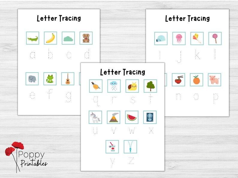 Printable Tracing Practice Worksheet | Etsy