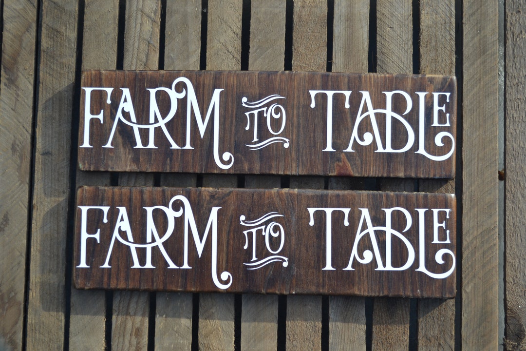 Farm to Table Simple but Beautiful Farmhouse Sign Sign for the Farm ...