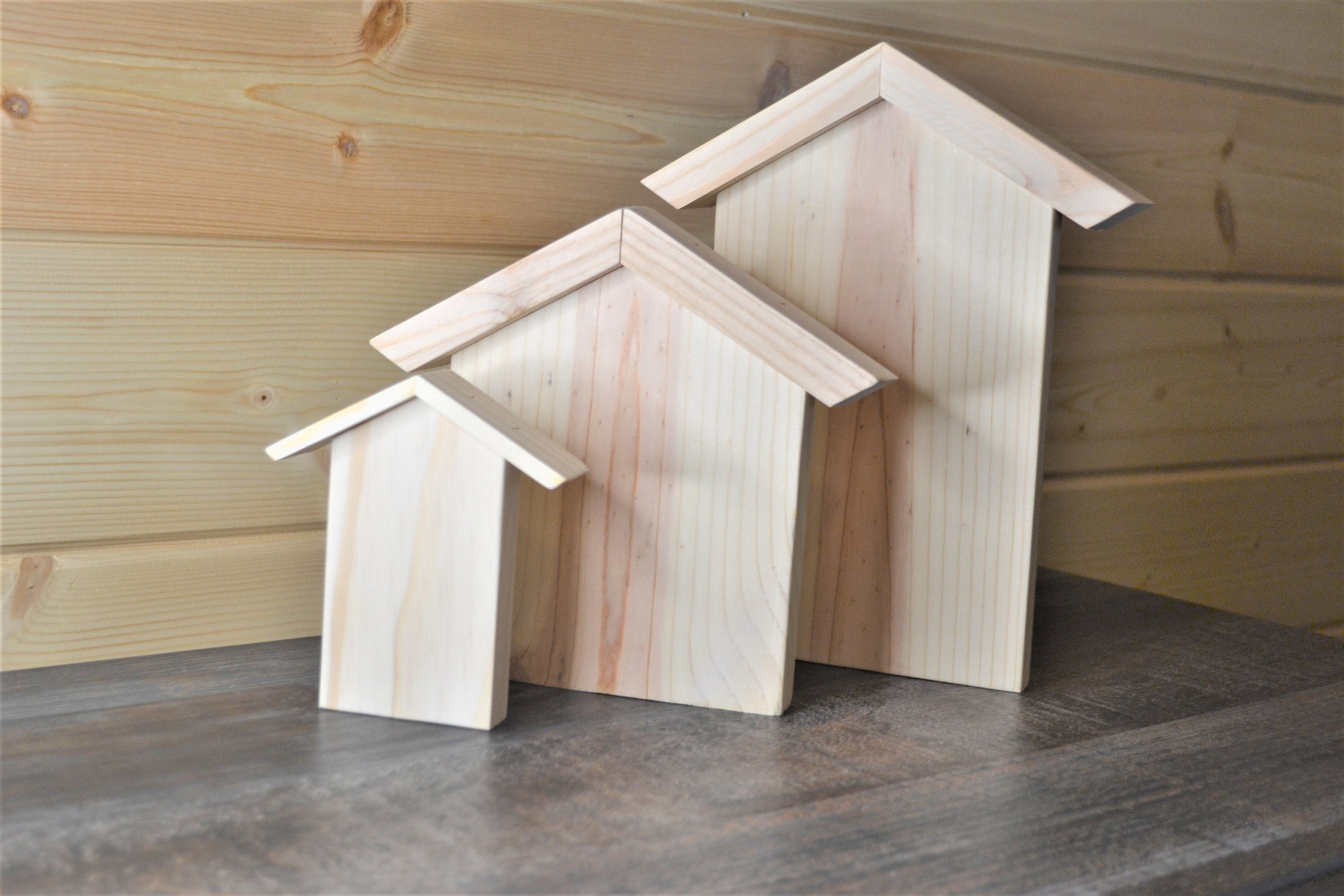 Blank Wood Houses - Blanks - Wood House Blanks for Projects - Large ...