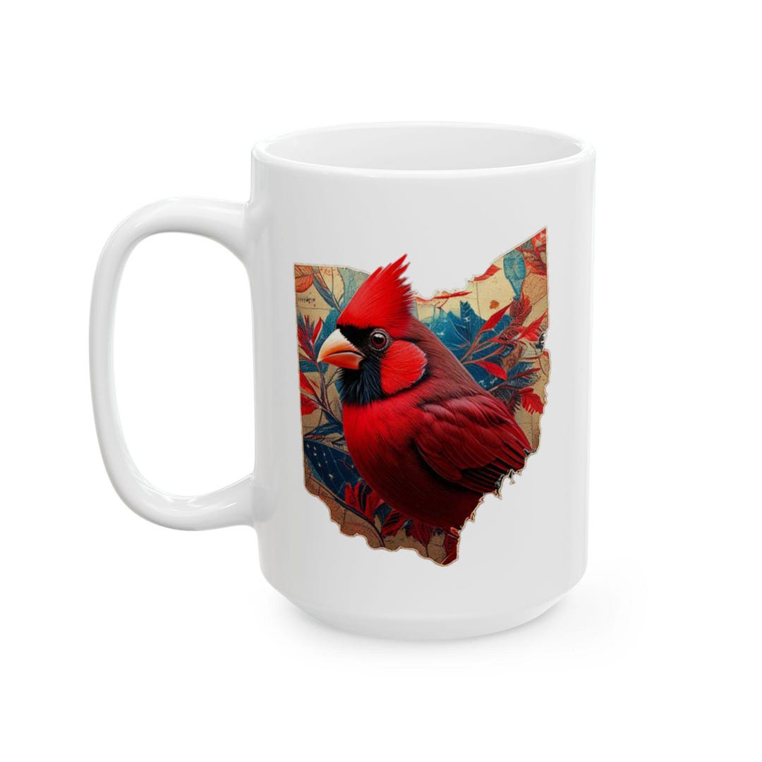 Ohio State Bird Cardinal Ceramic Mug, (11oz, 15oz) - Etsy
