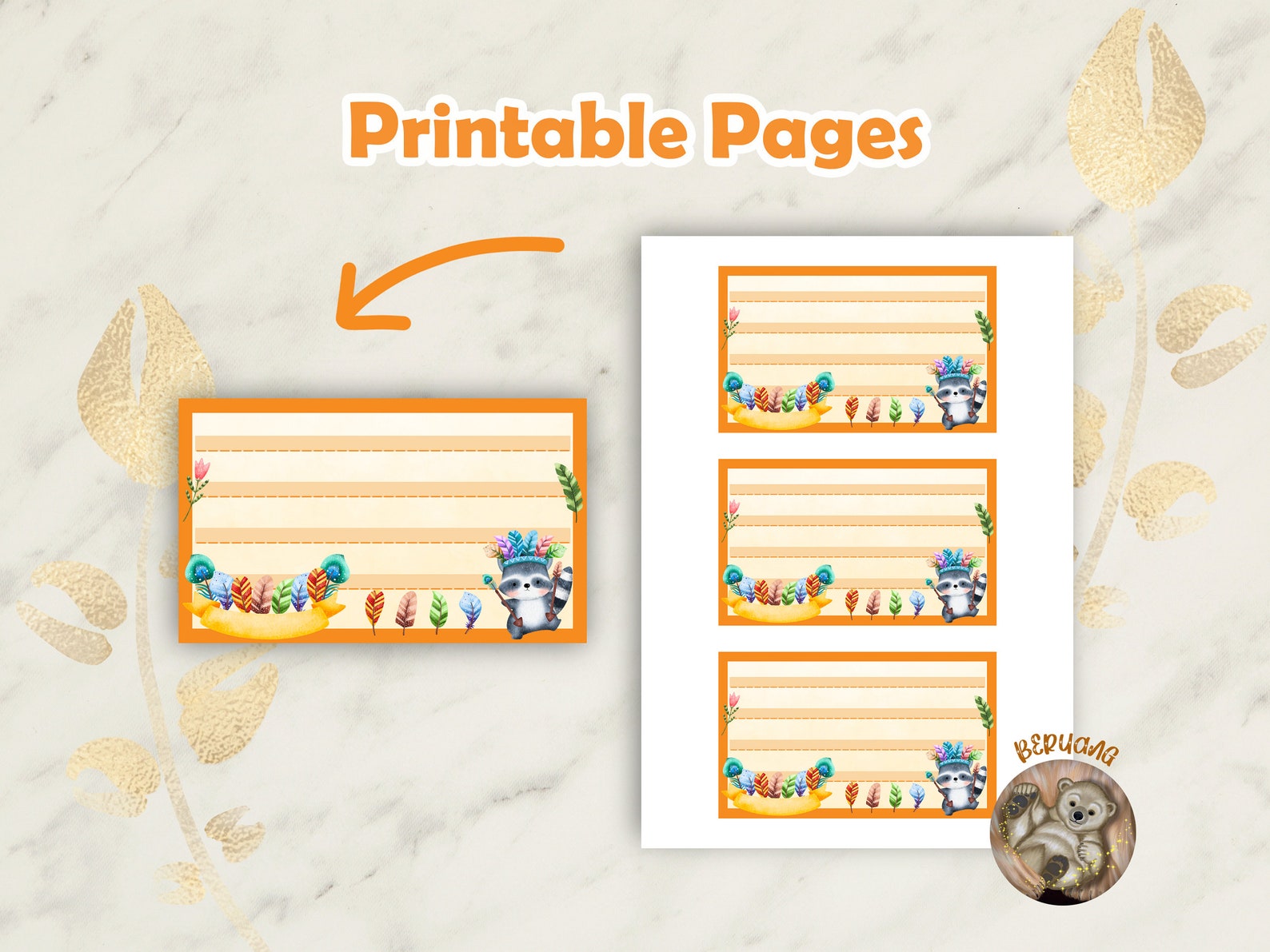 Printable Memo Sheets Printable Stationery Downloadable - Etsy