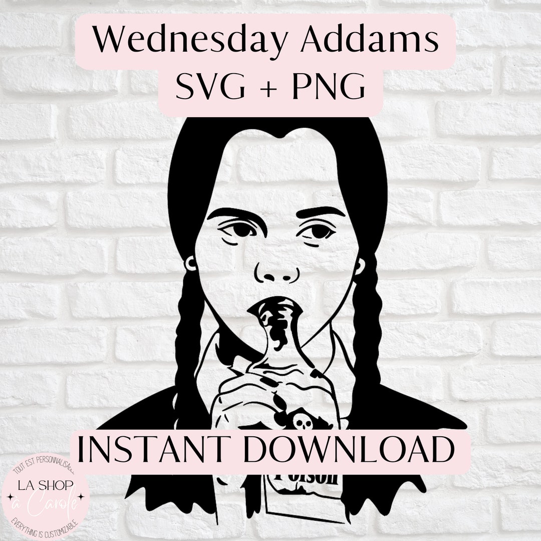 90’s Wednesday Addams | CLIPART | SVG | PNG - Etsy