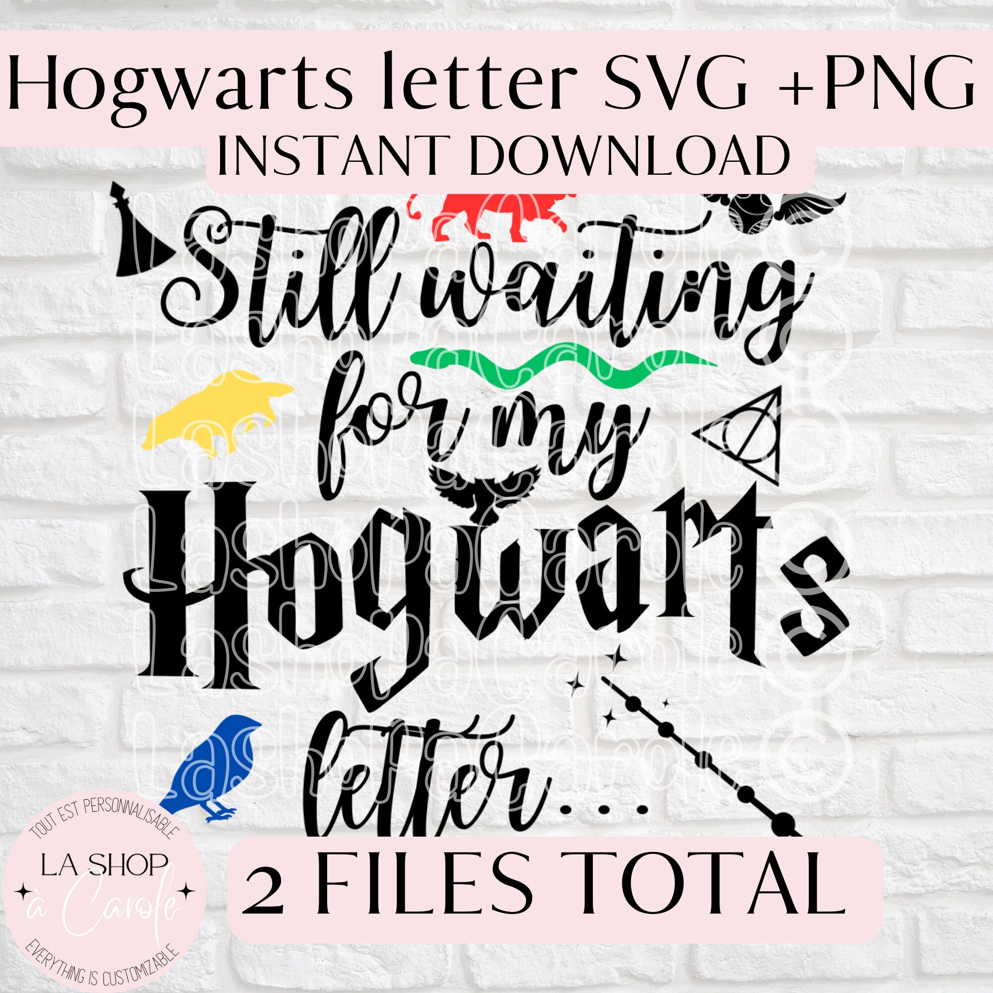 Waiting for Magic School Letter CLIPART SVG PNG - Etsy Canada