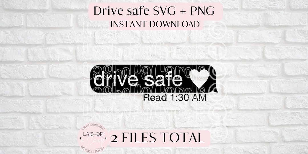 Drive Safe | CLIPART | SVG | PNG - Etsy