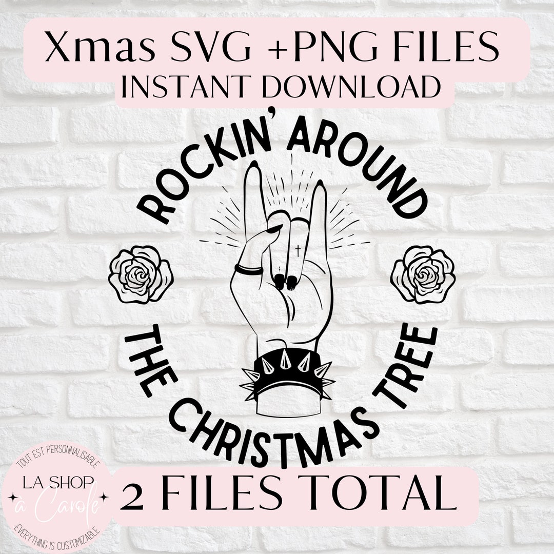 Rockin Around | CLIPART | SVG | PNG - Etsy