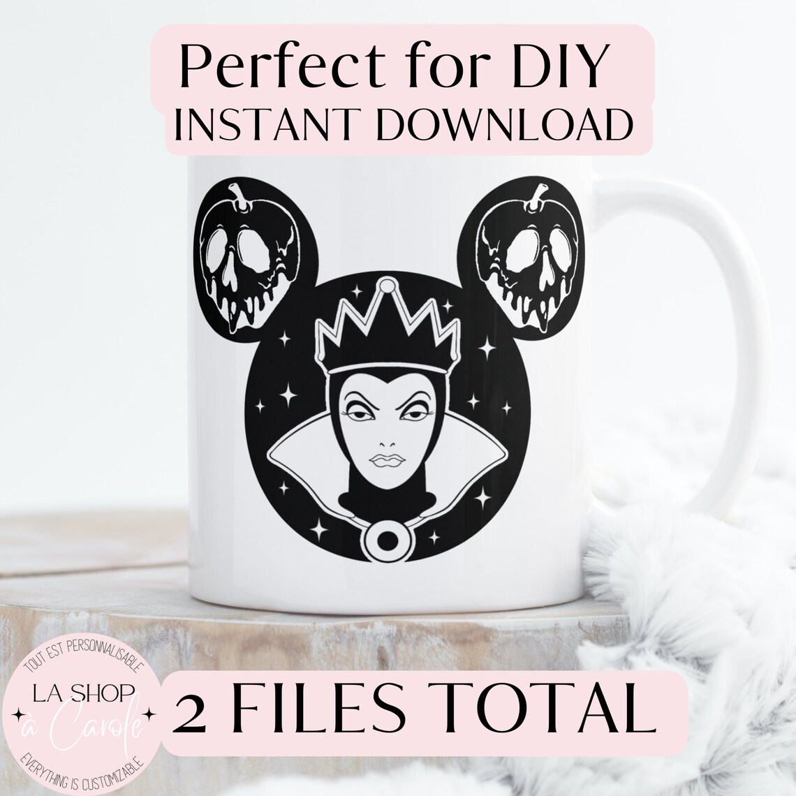 Evil Queen CLIPART SVG PNG - Etsy