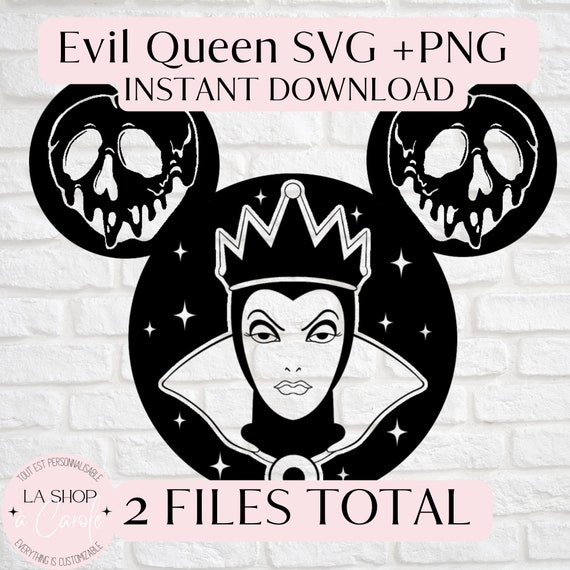 Evil Queen Crown Svg