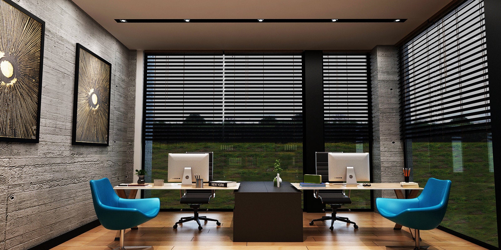 Office Design 3D Work House Design Customize Interior - Etsy