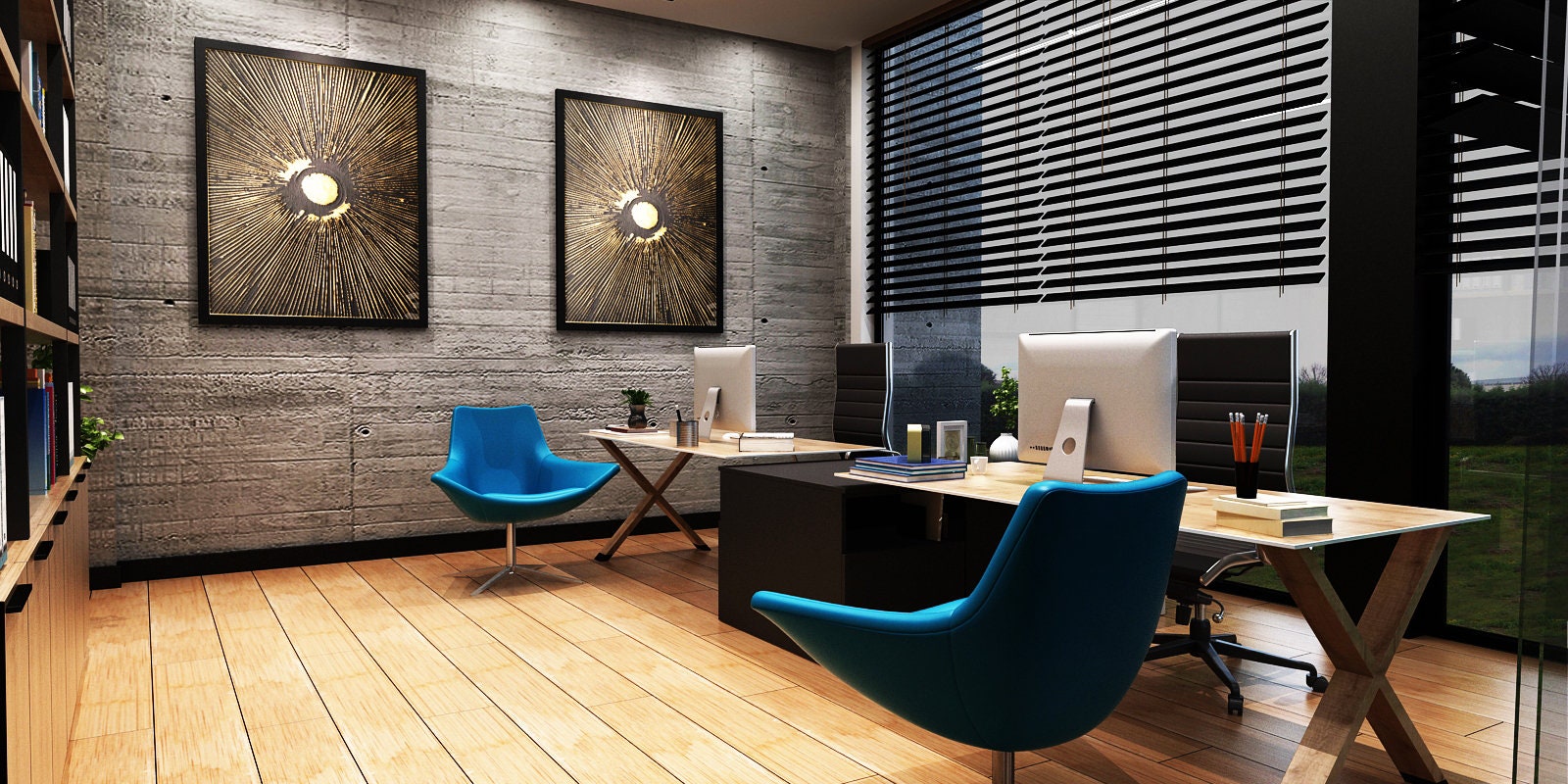 Office Design 3D Work House Design Customize Interior - Etsy