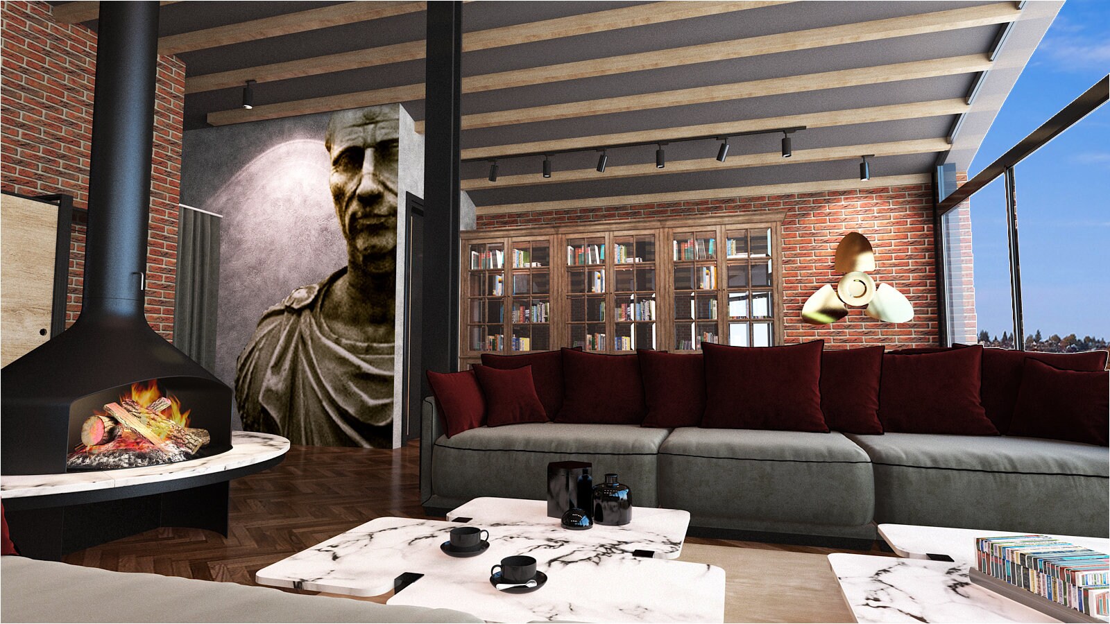 Loft Style House Design Customize Interior Design 3D - Etsy