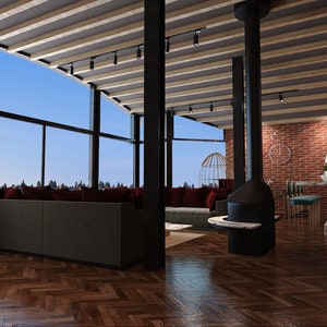 Loft Style House Design Customize Interior Design 3D - Etsy