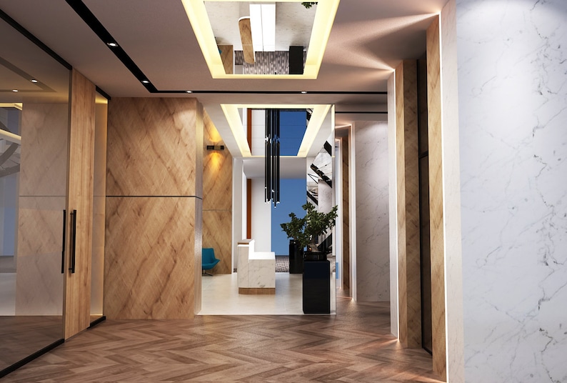 Office Design 3D Work House Design Customize Interior - Etsy