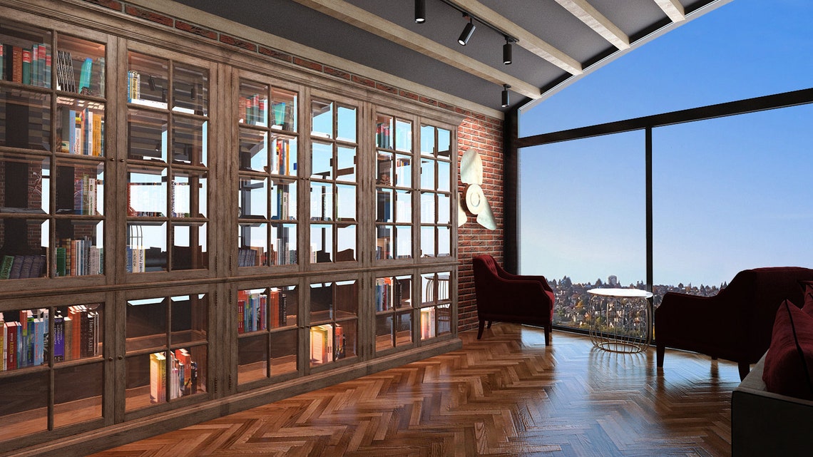 Loft Style House Design Customize Interior Design 3D - Etsy