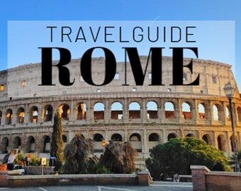 Rome Itinerary 5-day Canva Template Rome Italy Travel Planner Canva ...