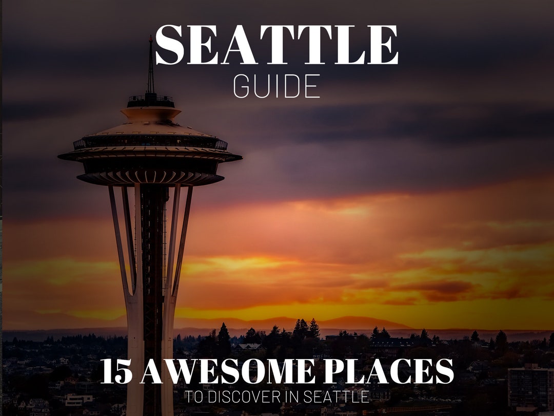 Seattle, Washington Travel Guide and Itinerary With Street City Map ...