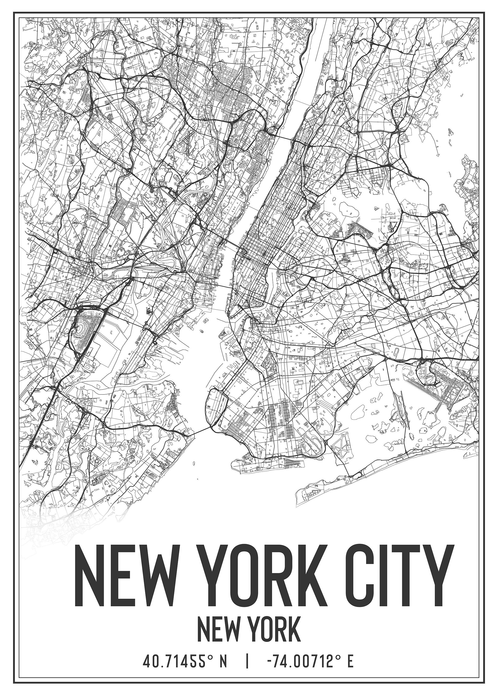 New York City Travel Guide and Itinerary With Street City Map - Etsy