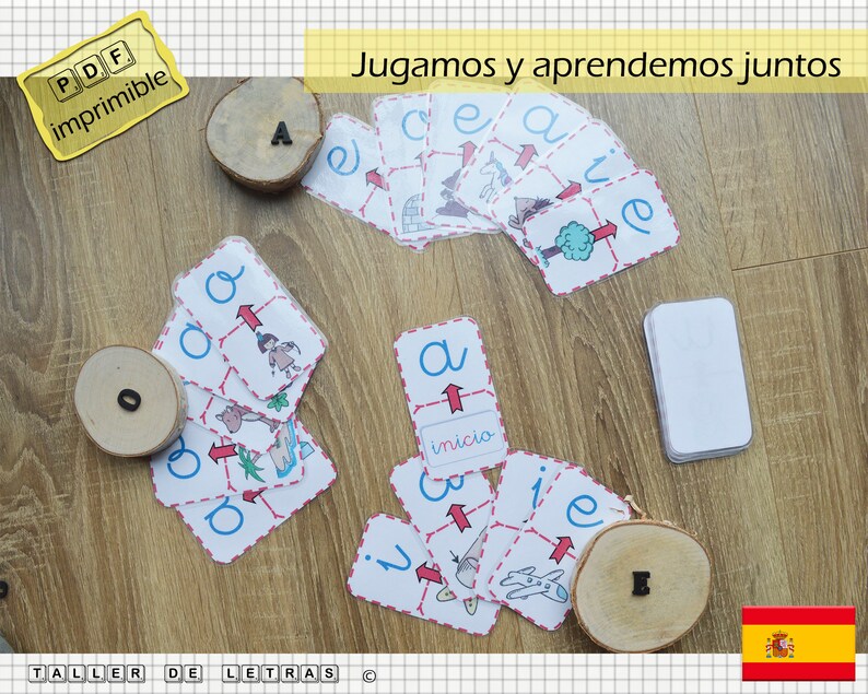 Juego de vocales en español, Juego educativo para aprender las vocales ...