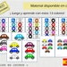 Lotto / Bingo Color Matching Game in Spanish, Educational Activity Game ...