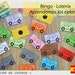 Lotto / Bingo Color Matching Game in Spanish, Educational Activity Game ...