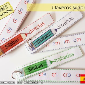 Spanish Syllables Game, Game Teaching Syllables, Spanish Material for ...