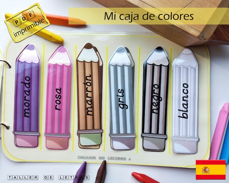 Juego aprendemos los colores en español. Juego educativo para aprender ...