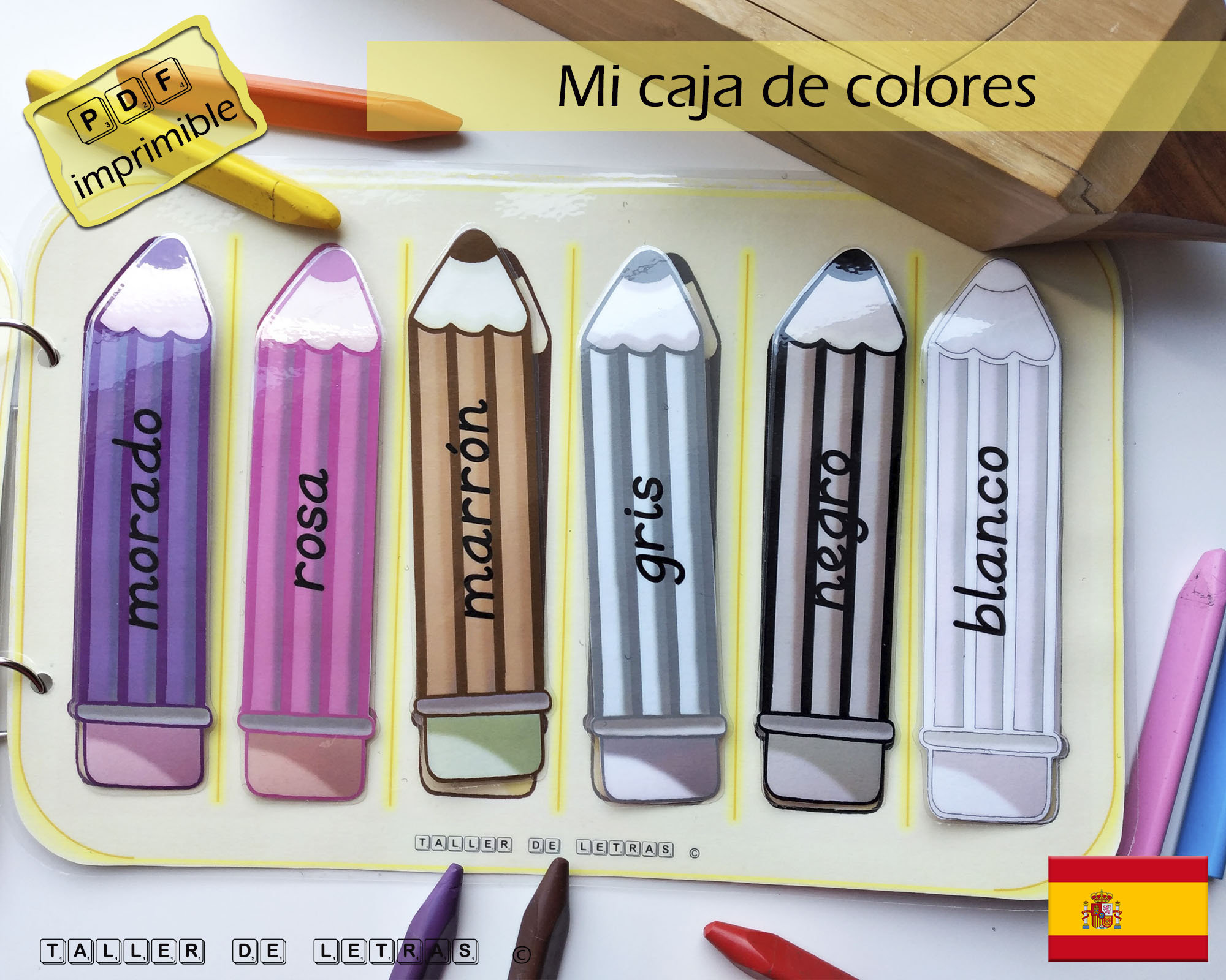 Juego aprendemos los colores en español. Juego educativo para aprender ...