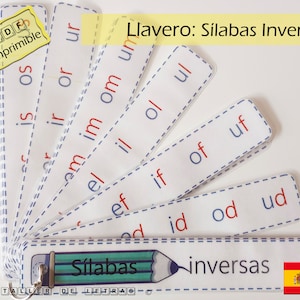 Spanish Syllables Game, Game Teaching Syllables, Spanish Material for ...