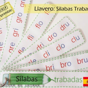 Spanish Syllables Game, Game Teaching Syllables, Spanish Material for ...