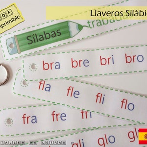 Spanish Syllables Game, Game Teaching Syllables, Spanish Material for ...