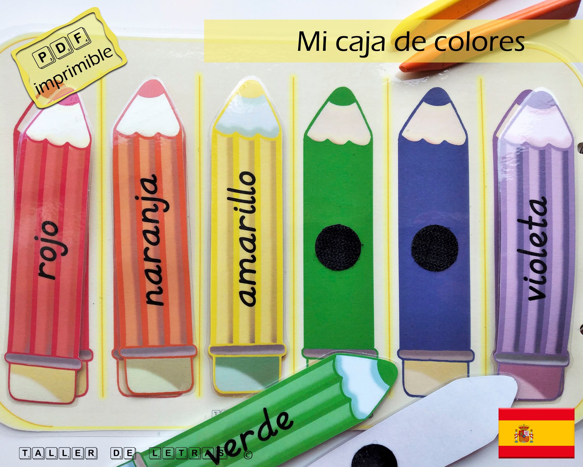 Juego aprendemos los colores en español. Juego educativo para aprender ...