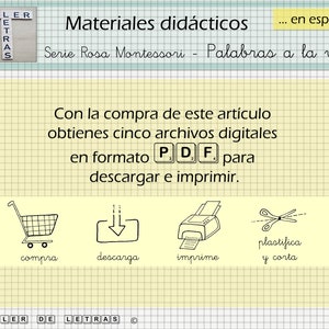 Spanish Sight Words Lists Pink Serie Montessori Learn to Read - Etsy