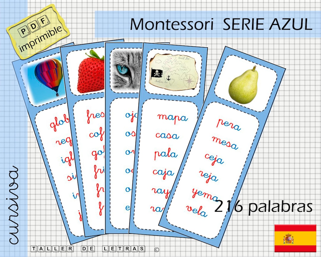 Spanish Montessori Reading Lists, Syllables & Phonetic Words (digital ...