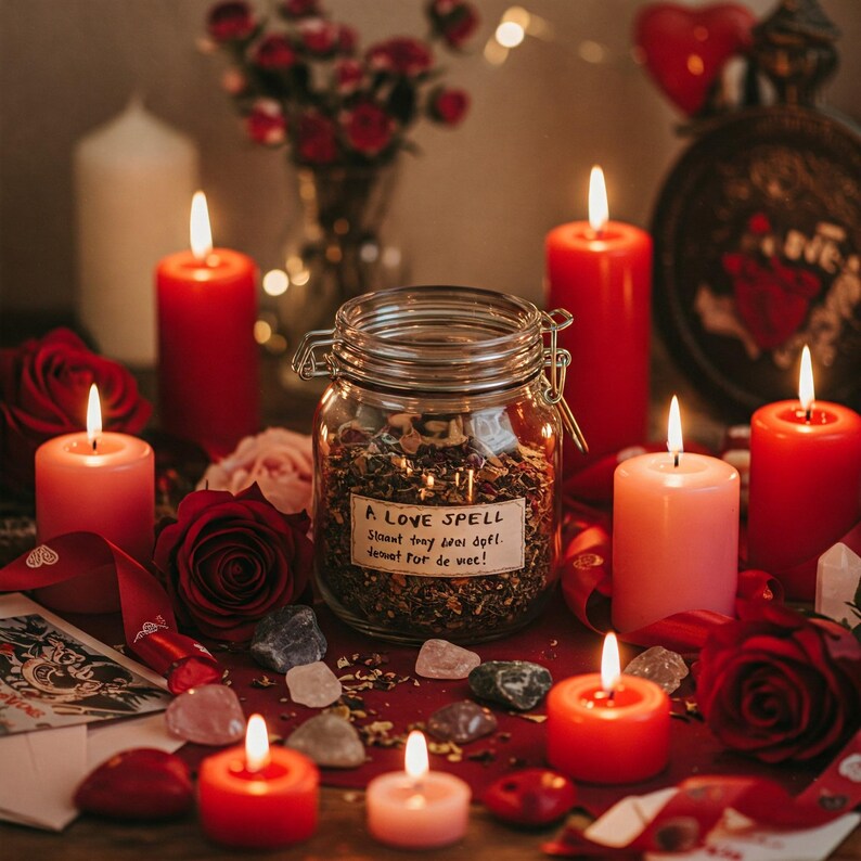 Honey & Flame LOVE SPELL Recipe | Digital Grimoire Page | Attraction ...