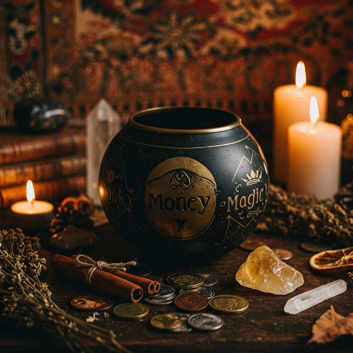 Money Bowl Spell Recipe | Wealth Vessel Ritual | Digital Grimoire Page ...