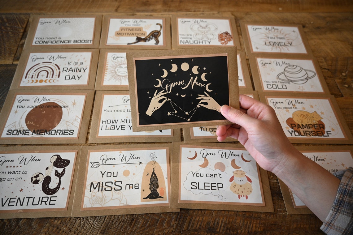 24 Printable Set of Open When Letters Anniversary Gift - Etsy