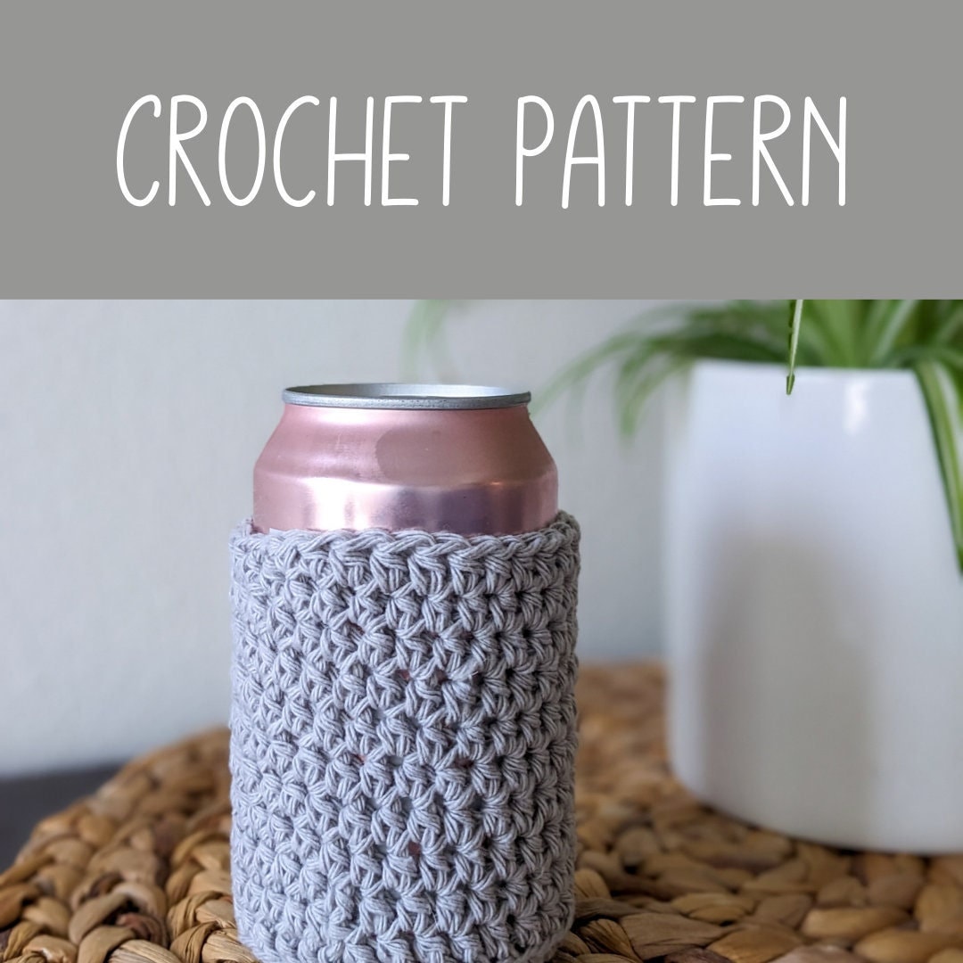 PATTERN Summer Sips Koozie Can Koozie Pattern Drink Sleeve - Etsy