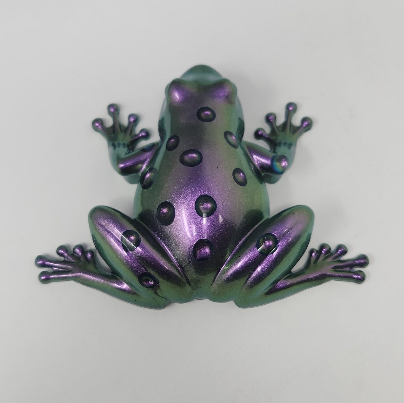 Resin Frog With Real Flowers - Etsy